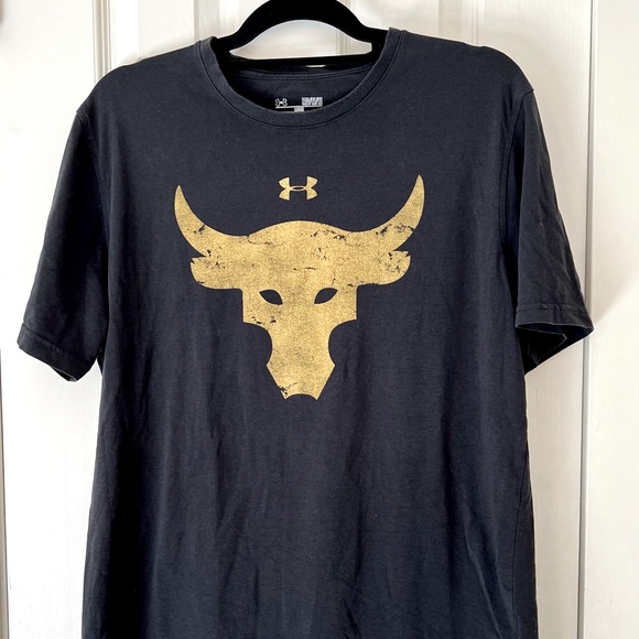 Under Armour | Shirts | Mens Project Rock Brahma Bull Logo Short Sleeve ...